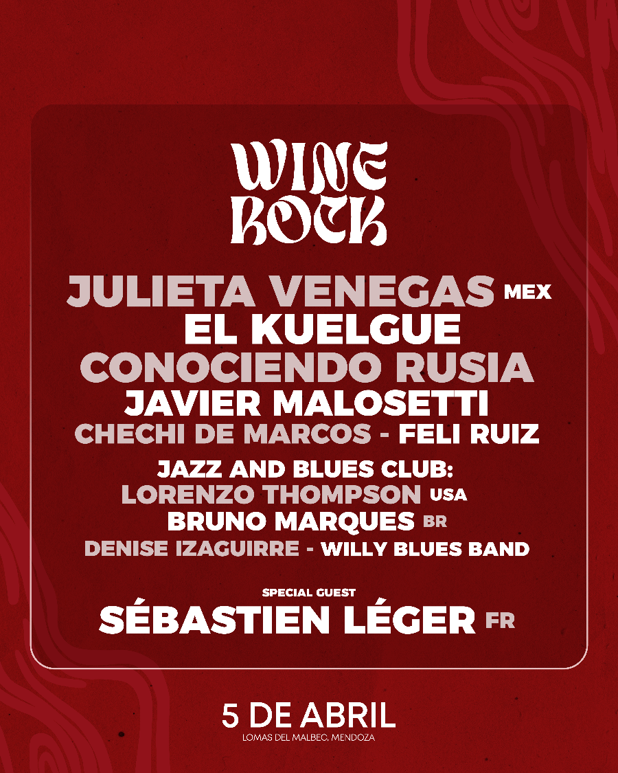 Wine Rock 2025: el festival presentó su esperada grilla – Depende en Cuando